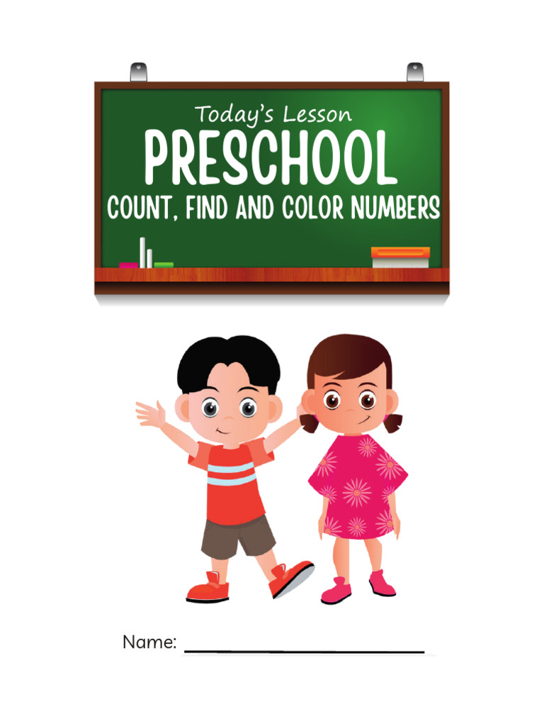 Numbers Counting, Finding and Coloring | PDF