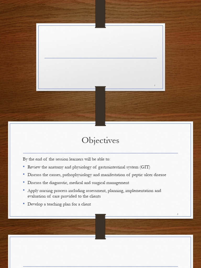 Lect 10. Peptic Ulcer Disease | PDF | Medical Specialties | Diseases ...