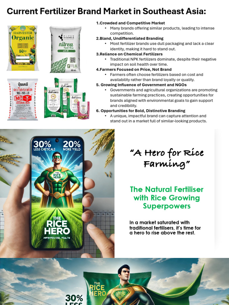 The Rice Hero - Brand & Marketing - V1 | PDF | Fertilizer | Agriculture