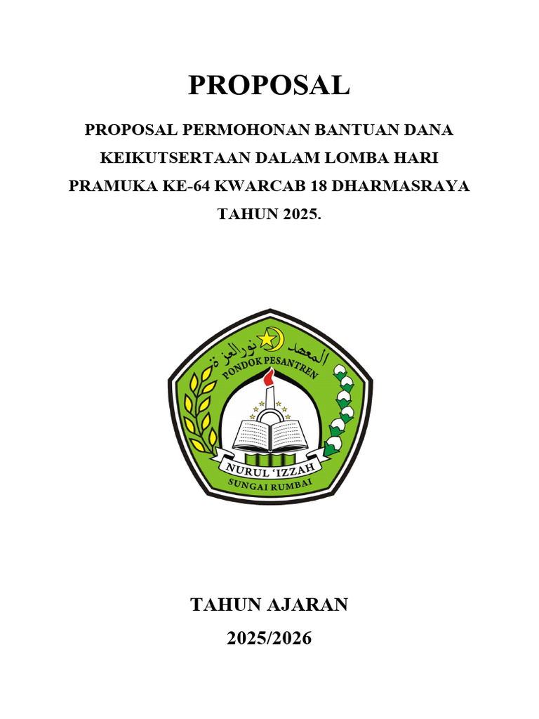 Cover Proposal Pramuka 2025 | PDF