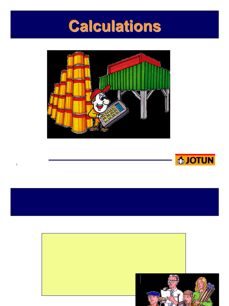 Calculating Paint Consuption Lib.ppt [Read-Only] | PDF | Volume