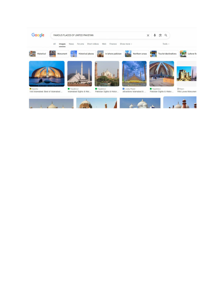 Famous Places of Pakistan | PDF