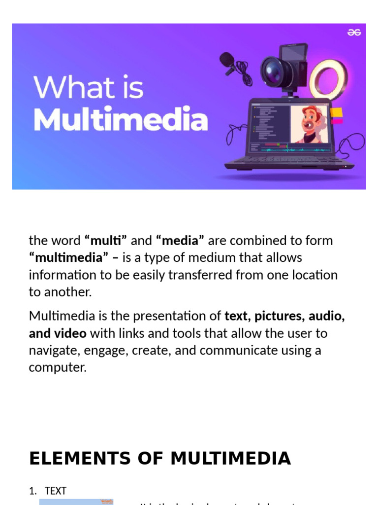 CT Multimedia Elements | PDF | Multimedia | Graphics