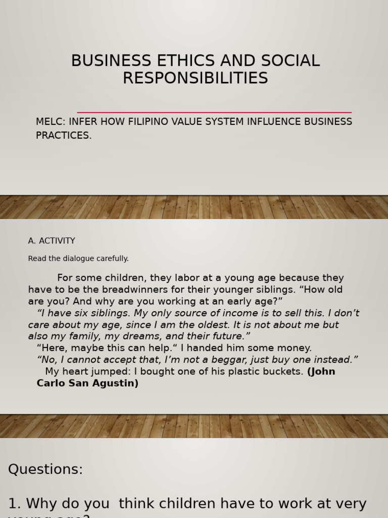 Lesson 6 Business Ethics | PDF
