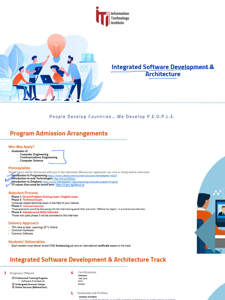 Integrated Software Development & Architecture | PDF | Software Development | Computer Programming