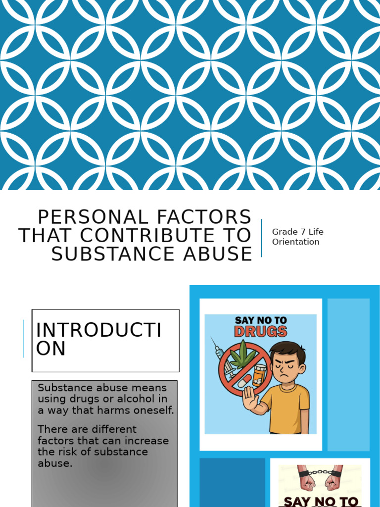 Personal Factors Substance Abuse With Influences Grade7 | PDF