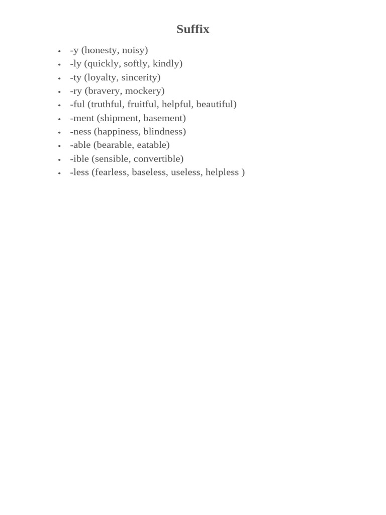 Suffix | PDF