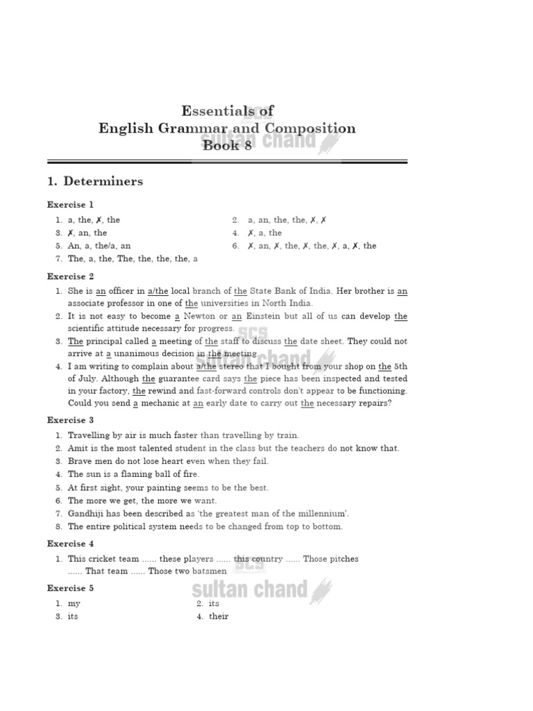 Essential of English Grammar-8 | PDF | Adverb