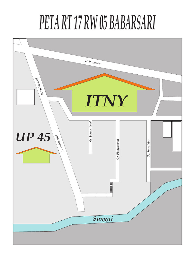 Peta RT 17 RW 05 Babarsari | PDF