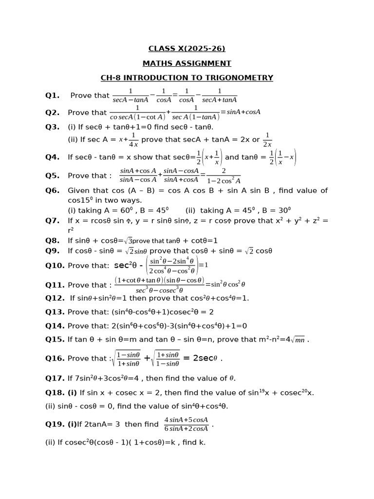 CH 8 Introduction To Trigonometry | PDF