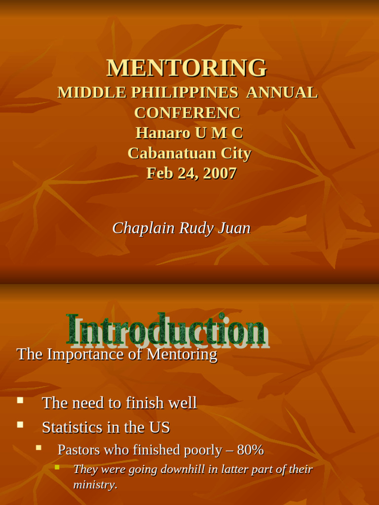 The Essence and Importance of Mentoring | PDF | Paul The Apostle ...