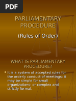 AGM Election Script for Chairperson | PDF | Voting | Group Decision Making