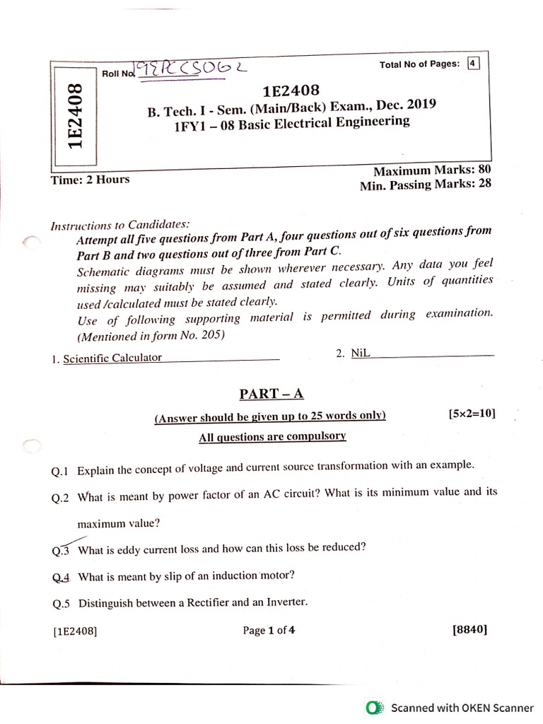 RTU Paper 2019 | PDF