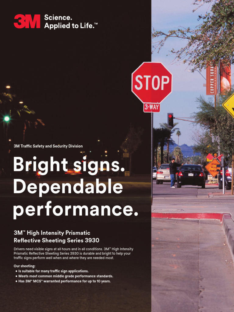 3M™ Series 3930 Reflective Sheeting | PDF