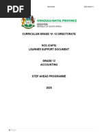 Accounting Grade 12 Cash Flow Statement Notes | PDF | Cash Flow ...