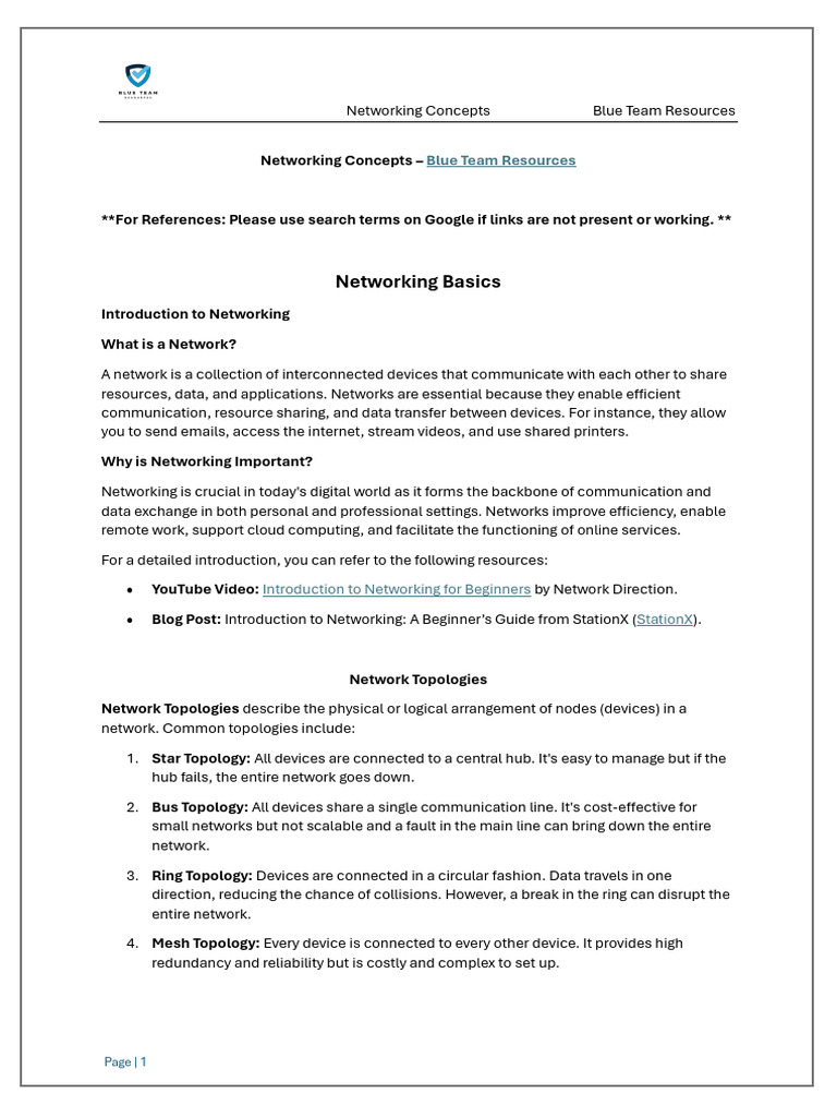 Networking Concept 1723231280 | PDF | Computer Network | Port (Computer ...
