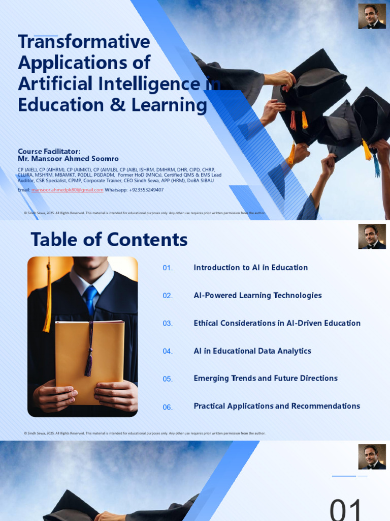 Chapter#17 Applications of Artificial Intelligence in Education & Learning | PDF | Artificial ...