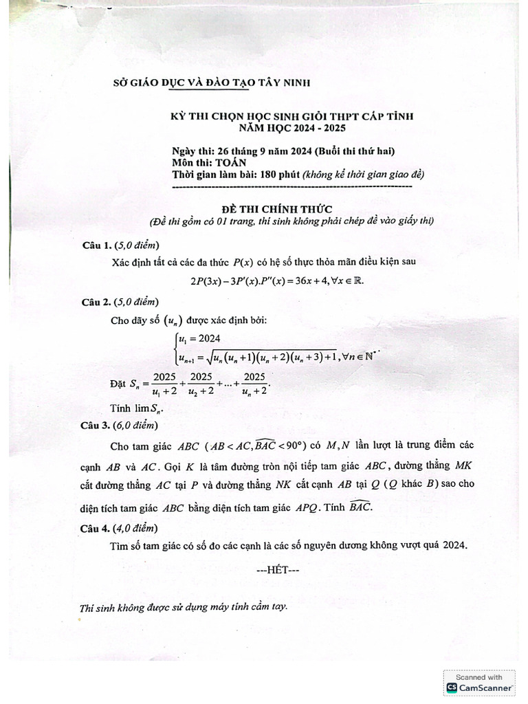 TNMO 2024 Buoi 2 | PDF