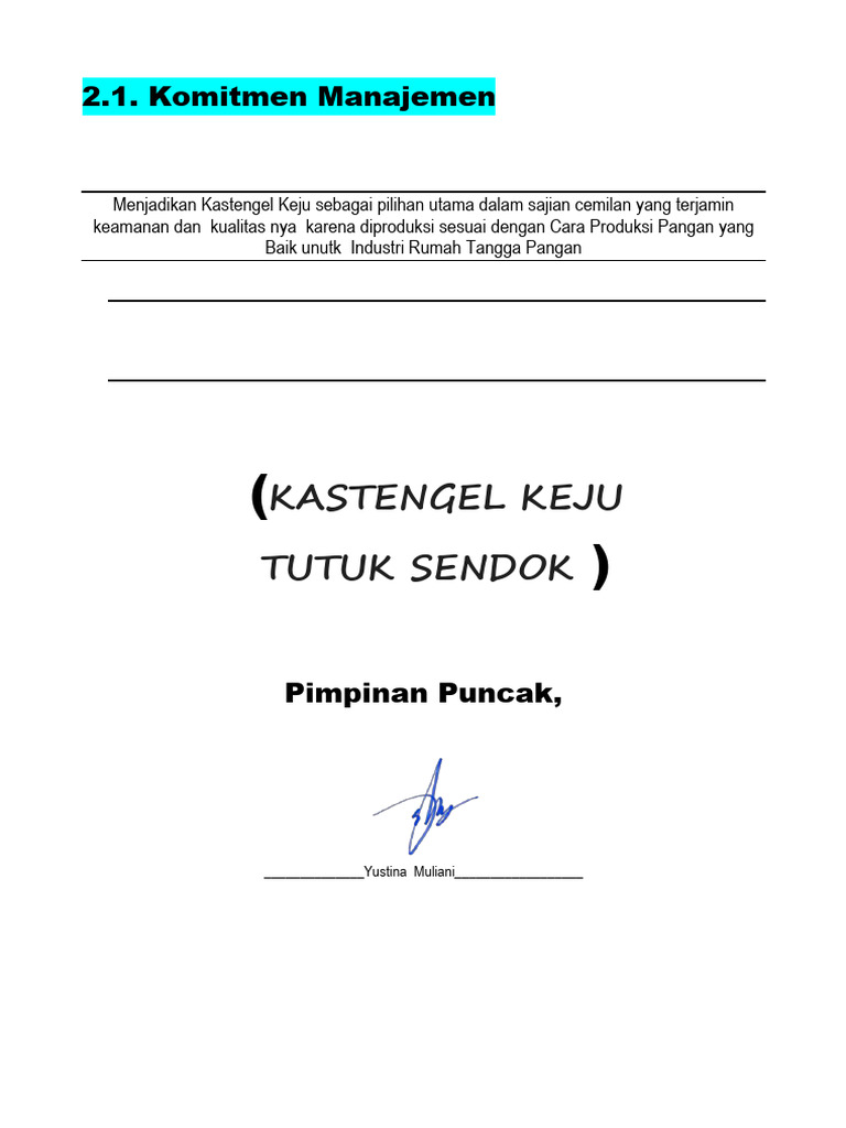 Form Checklist Mendesain GMP SSOP Kastengel Keju | PDF