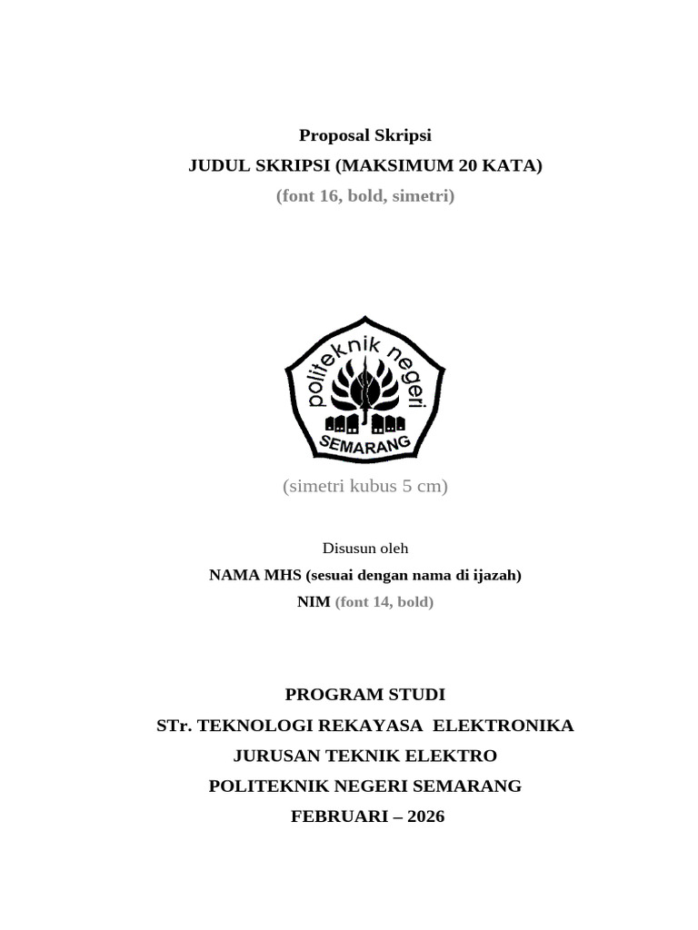 Proposal Skripsi Teknologi Energi IoT | PDF