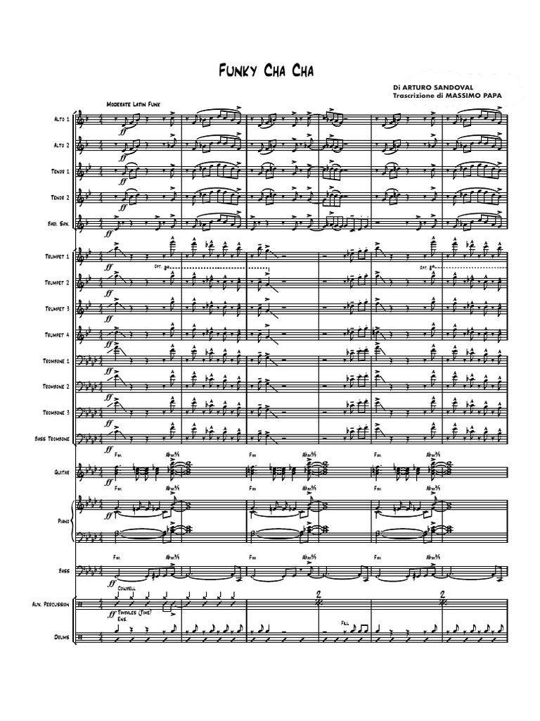 Cha Cha Real Smooth Sheet Music | PDF | Musical Instruments