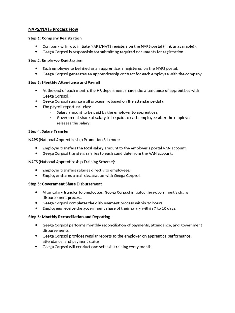 Naps Nats Flow Chart | PDF