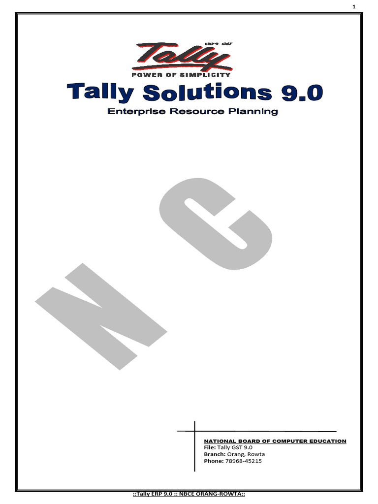 Tally | PDF | Debits And Credits | Payments