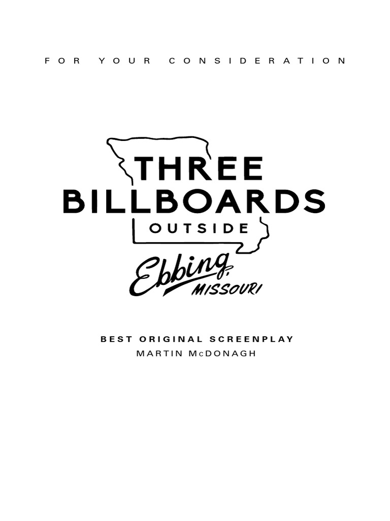 Three Billboards: A Screenplay Analysis | PDF | Gang Activity | Crime ...