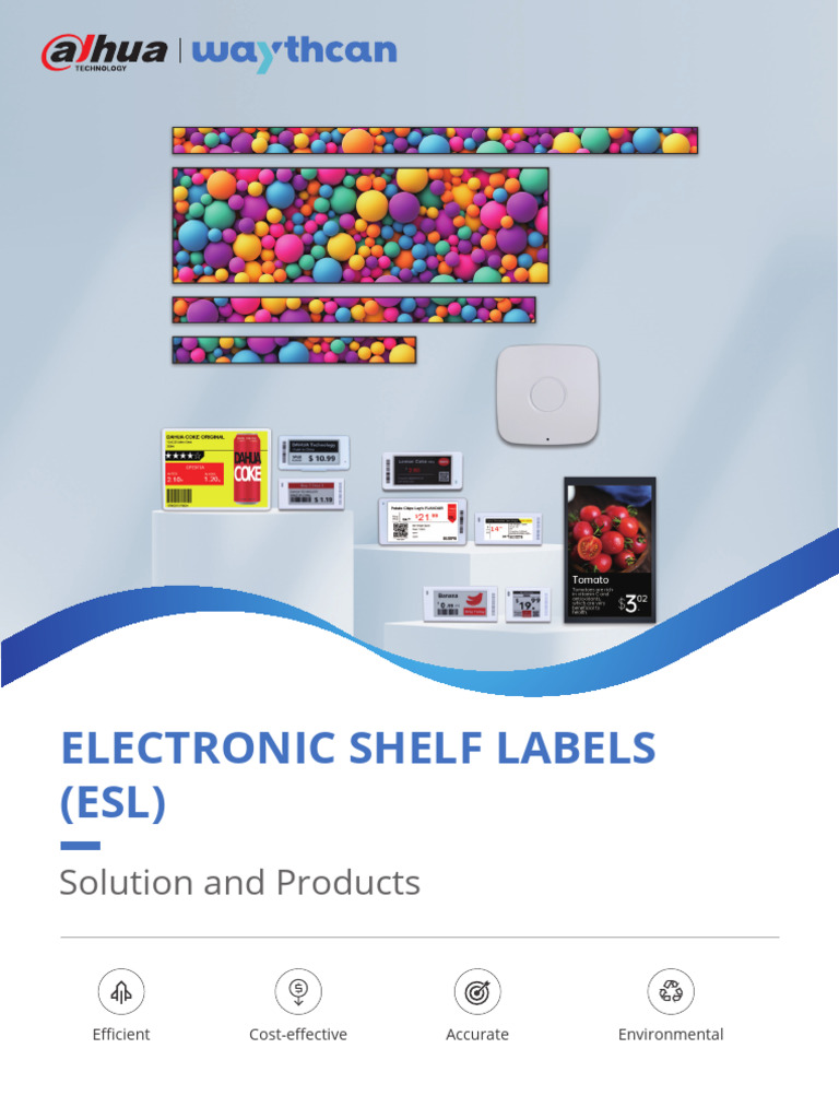 Dahua Electronic Shelf Labels Overview | PDF | Computing | Information And Communications Technology