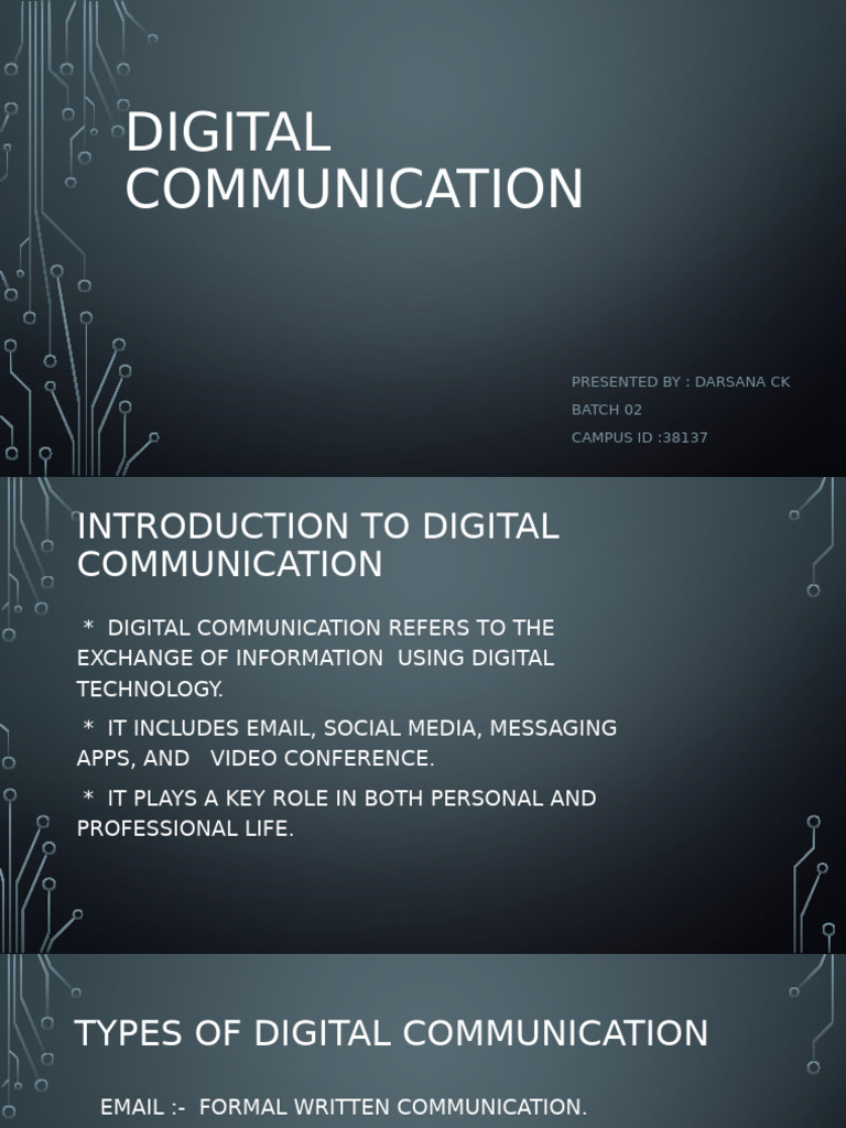 Digital Communication | PDF