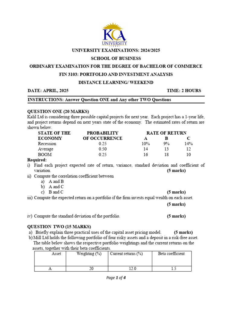 Portfolio WKD April 2025 | PDF | Investing | Financial Economics