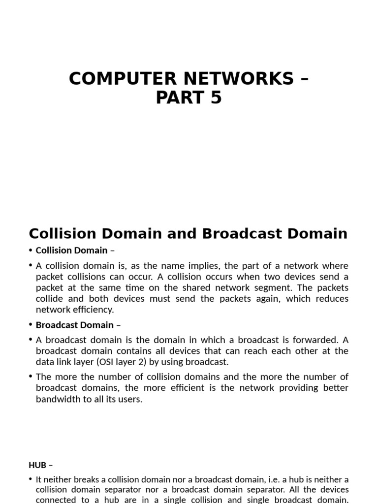 Computer Networks - Part 5 | PDF | Multiplexing | Computer Network
