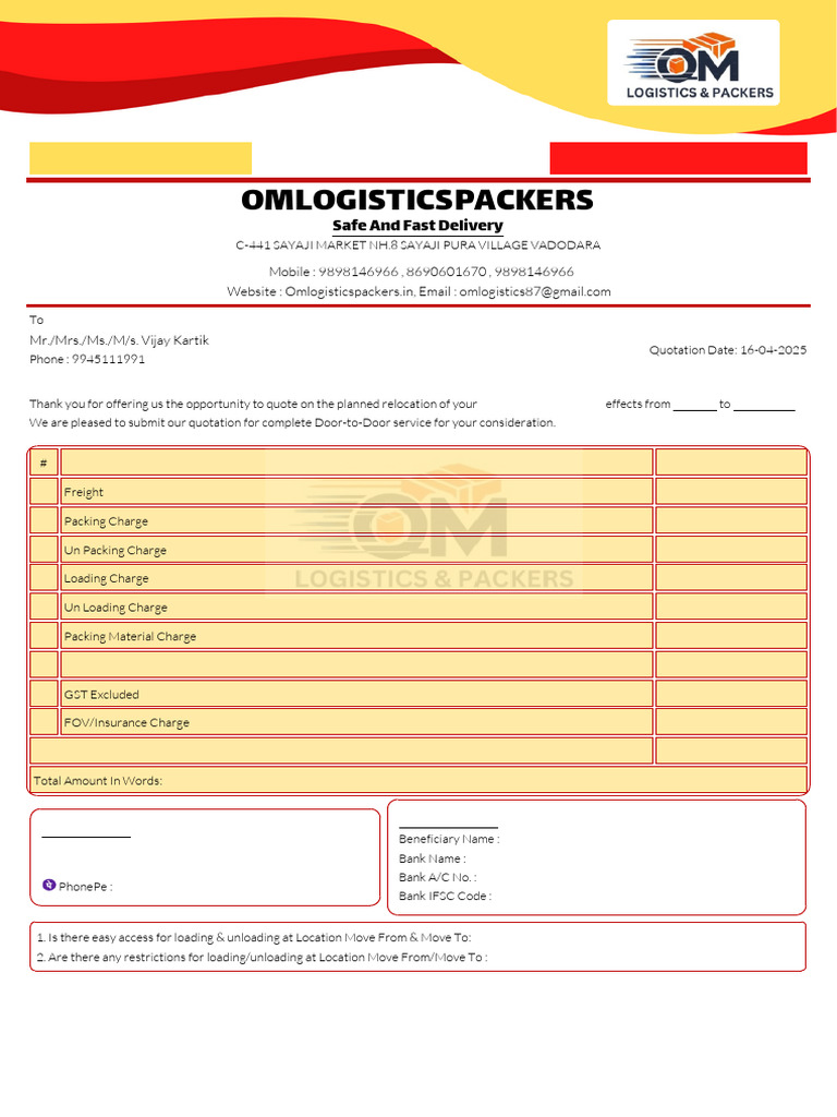 Om Logistics | PDF | Insurance