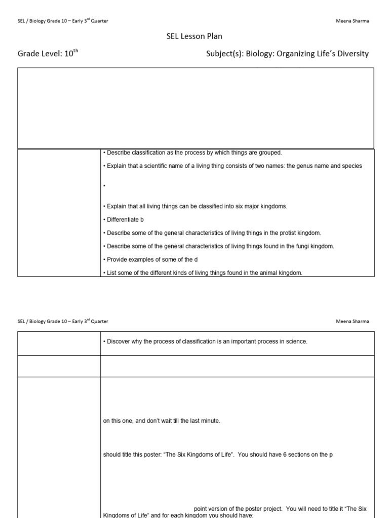 SEL Biology GR 10 EQ3 M Sharma | PDF | Biology