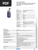XCKJ167 Limit Switch Data Sheet | PDF | Technology & Engineering