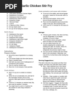 Chicken Stir Fry Recipe - Mom On Timeout | PDF