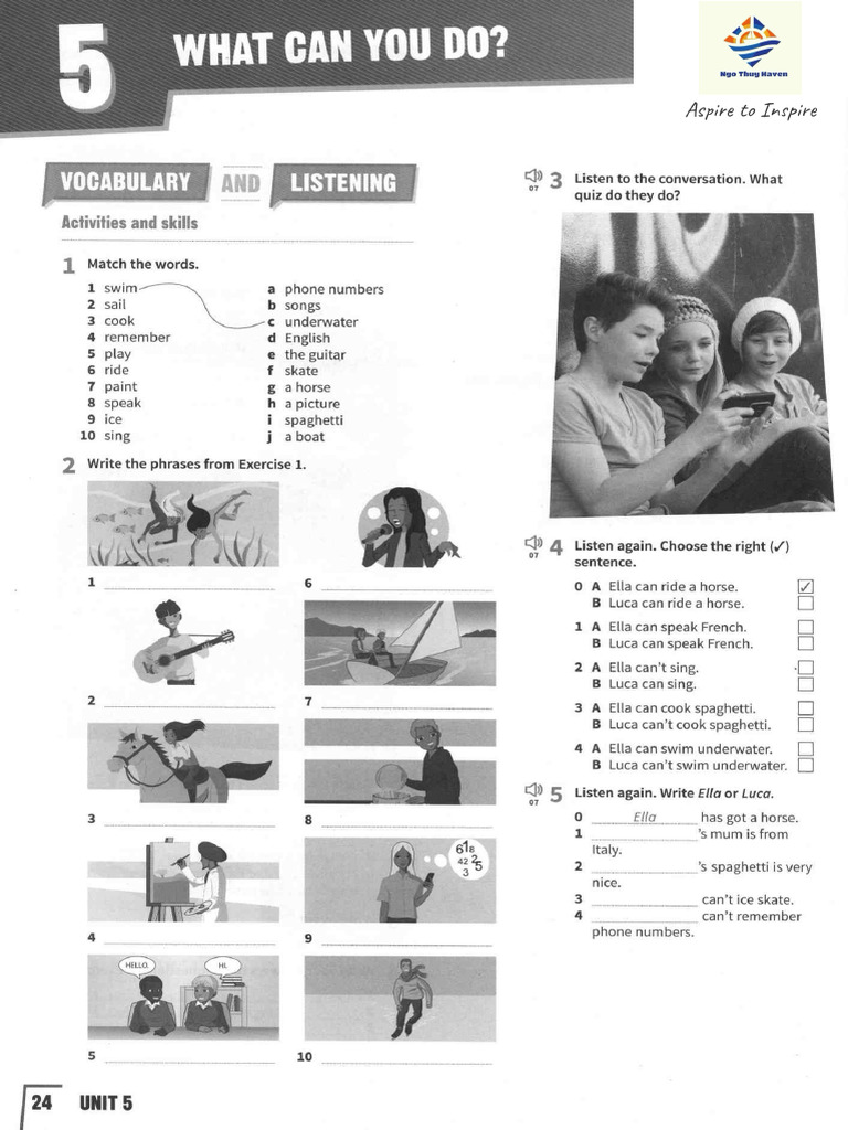 WB. Unit 5 Haven | PDF
