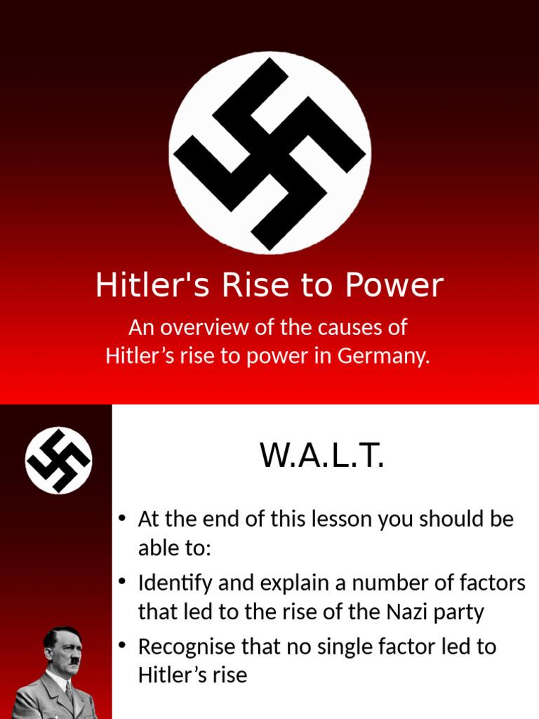 Hitler's Rise To Power | PDF | Weimar Republic | Adolf Hitler