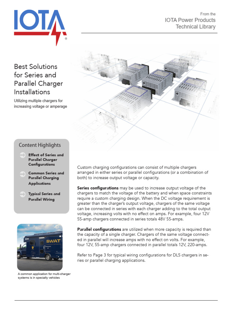 Series and Parallel Charging | PDF | Battery Charger | Series And ...