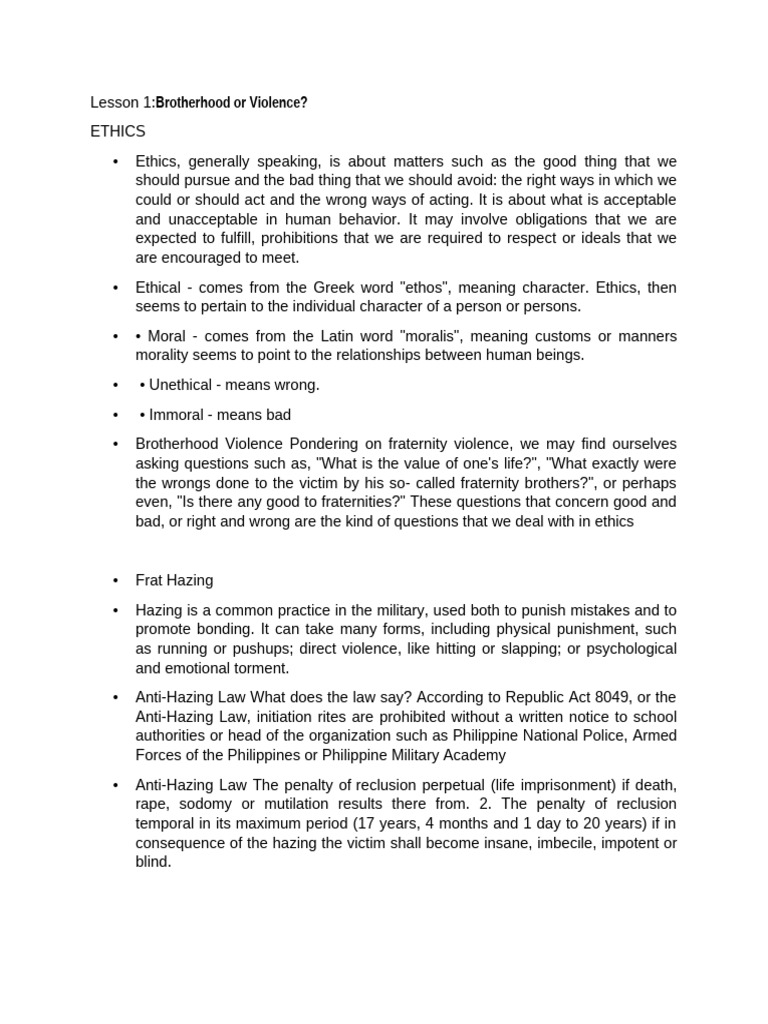 Lesson 1 Eth | PDF
