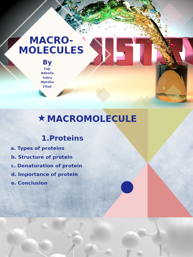 Understanding Proteins and Macromolecules | PDF | Proteins | Macromolecules
