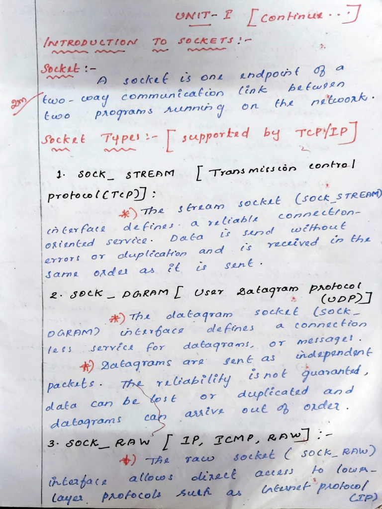 Note Cs3591 Computer Networks Sem 5 Pdf