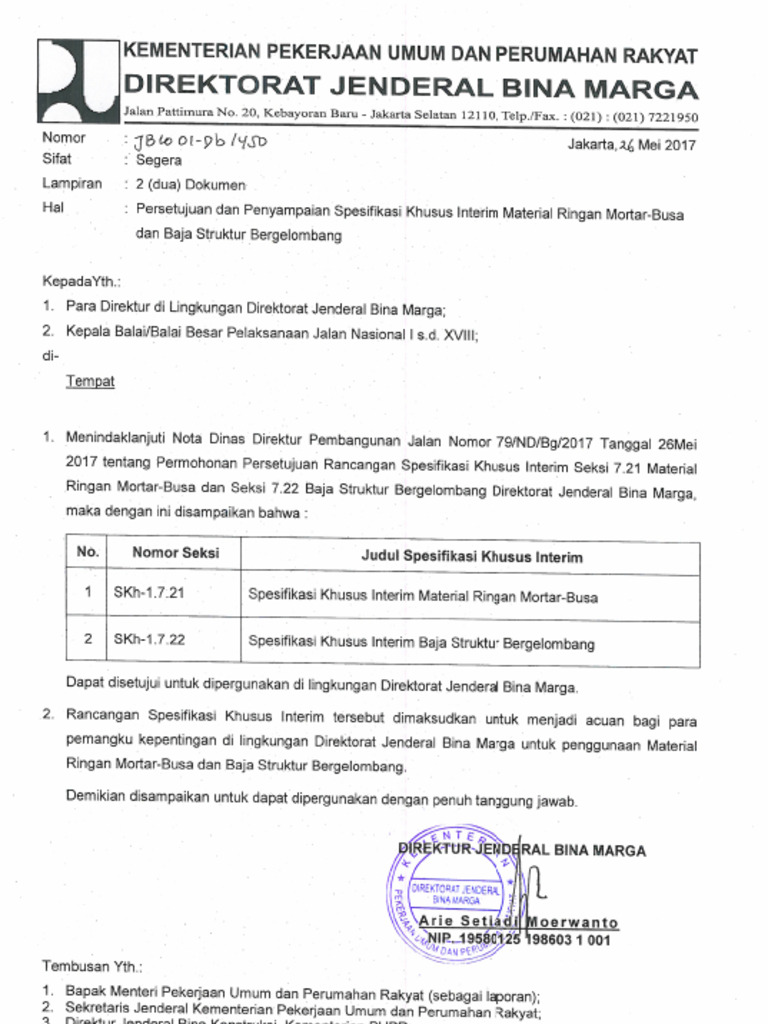 Spesifikasi Khusus Interim Material Ringan Mortar Busa Dan Baja ...