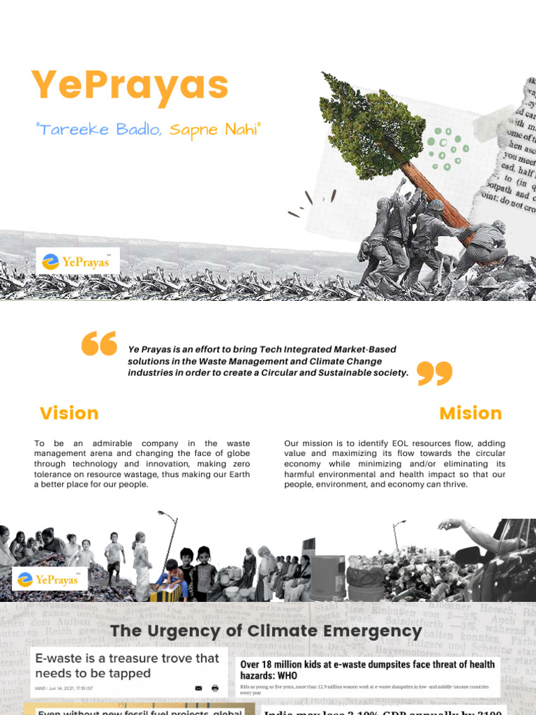 Ye Prayas - Campaign | PDF | Waste | Climate Change Mitigation