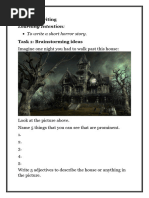 KS2 Descriptive-Setting Word Mat Haunted House | PDF