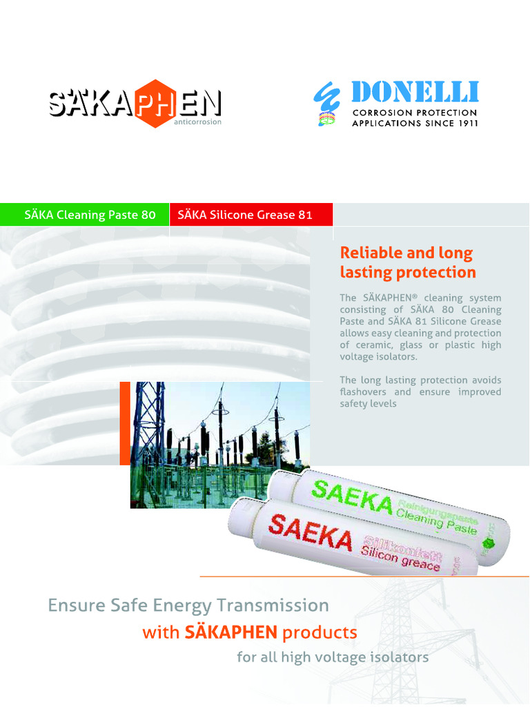 Sakaphen (High Voltage Grease) | PDF