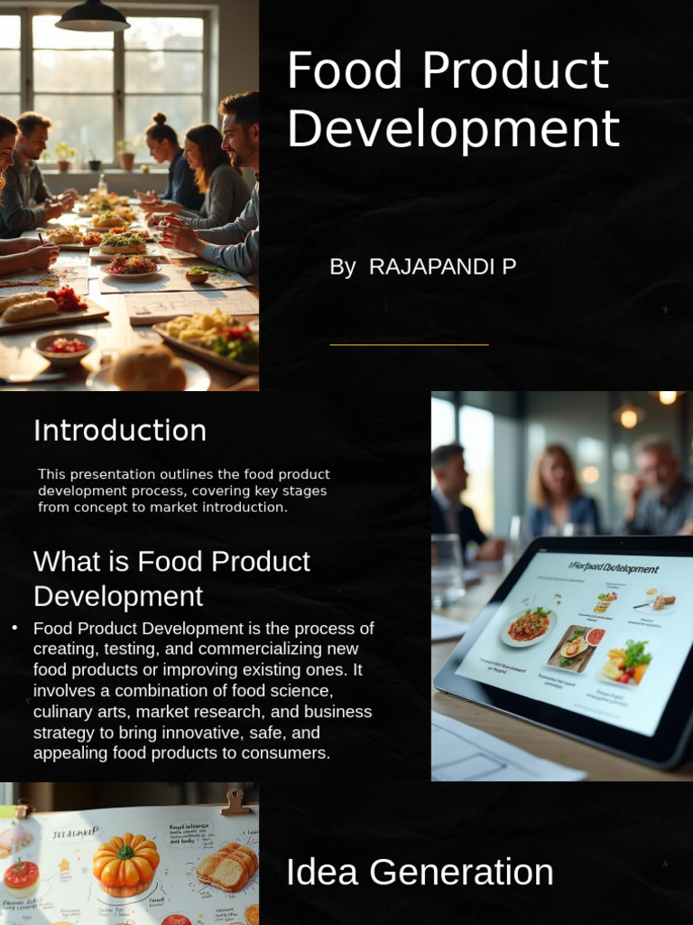 Food Product Development Process Overview | PDF