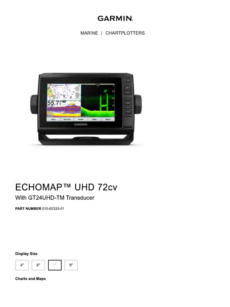 Echomap Uhd 74cv Specs En-Us | PDF