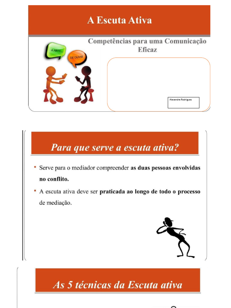 escuta ativa. | PDF
