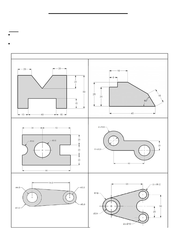 Tutorial 1 - Getting Started With Auto CAD | PDF